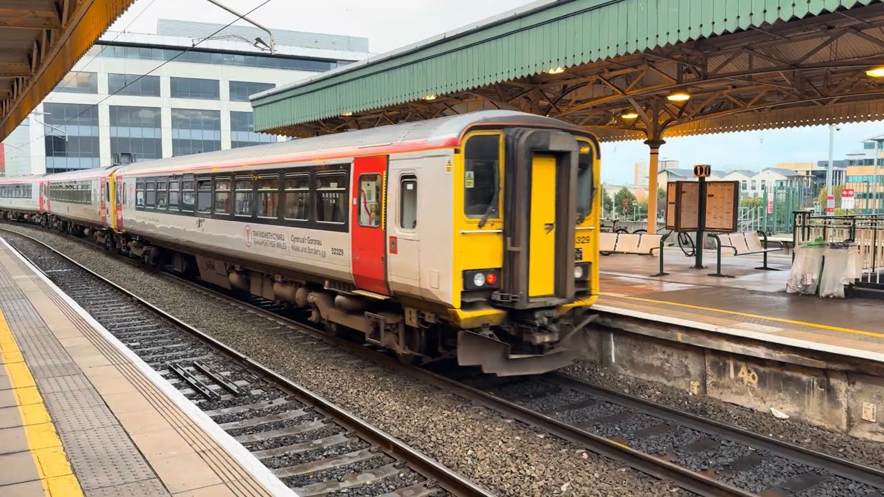 TFW Class 153 ride - Cardiff Central to Penarth - YouTube