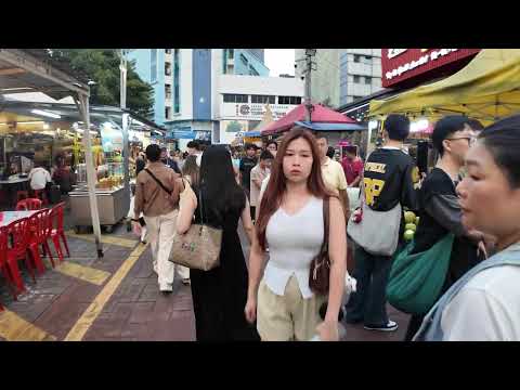KUALA LUMPUR NIGHTLIFE 4K 🇲🇾 – Beautiful Asian Girls, Street Scenes (Full Tour)