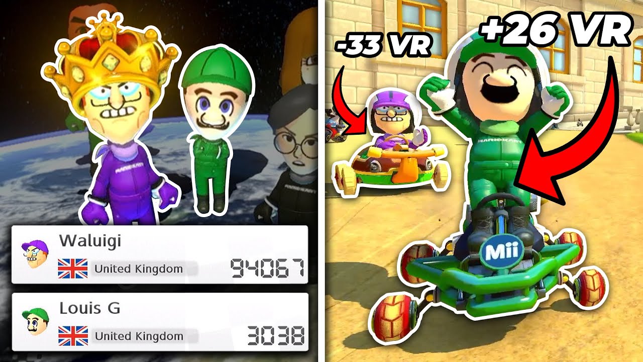 I found my arch rival in online Mario Kart 8 Deluxe - YouTube