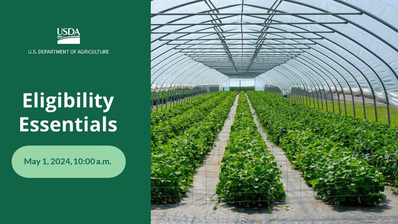 Eligibility Essentials for FSA and NRCS Programs - YouTube