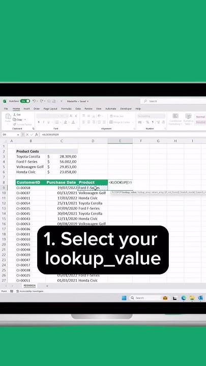 Utilize the XLOOKUP function to efficiently retrieve all your data in Excel. # ...