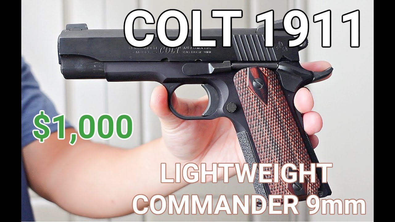 Best Lightweight 1911 Option (Colt Lightweight Commander 9mm) - YouTube