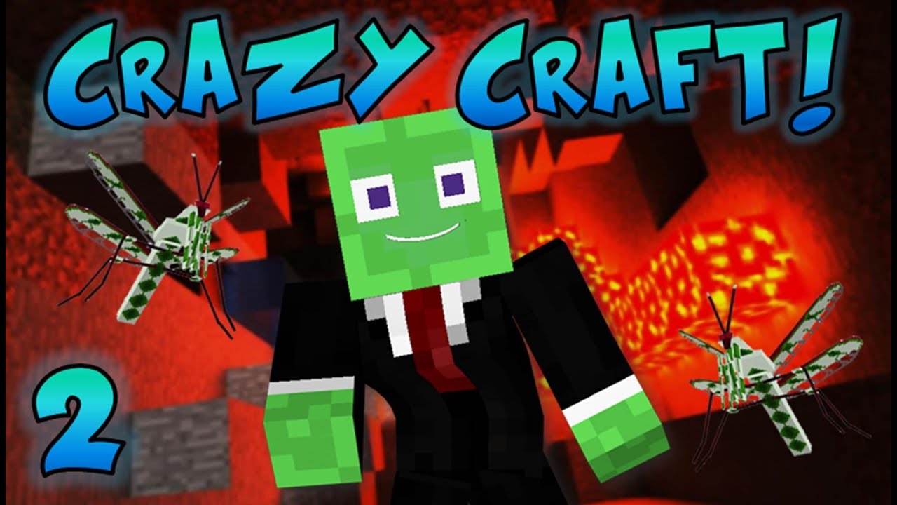 Minecraft: Crazy Craft Ep. 2 - EVERYTHING KILLS YOU! - YouTube