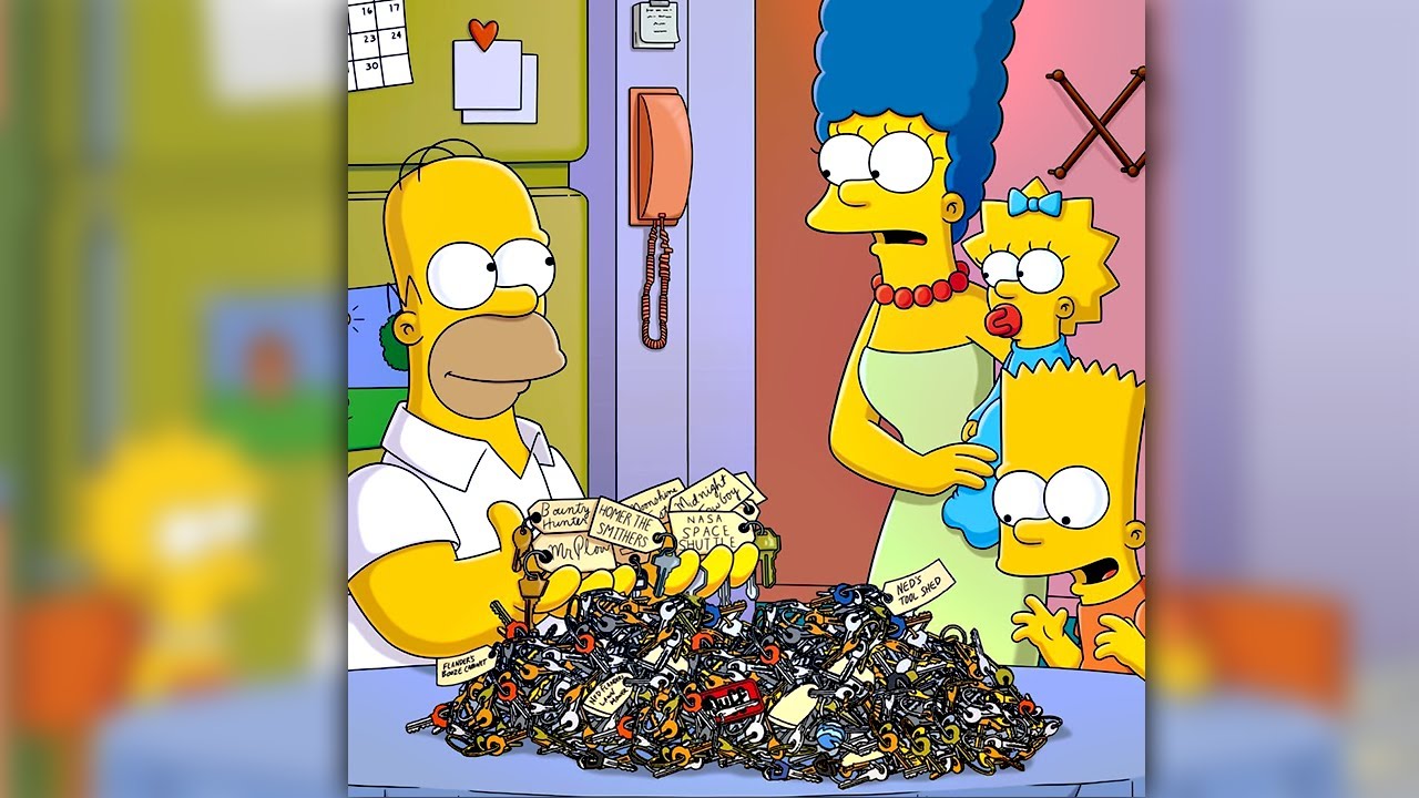 The Simpsons "500 Keys" (S22E21) Soundtrack - End Credits - YouTube