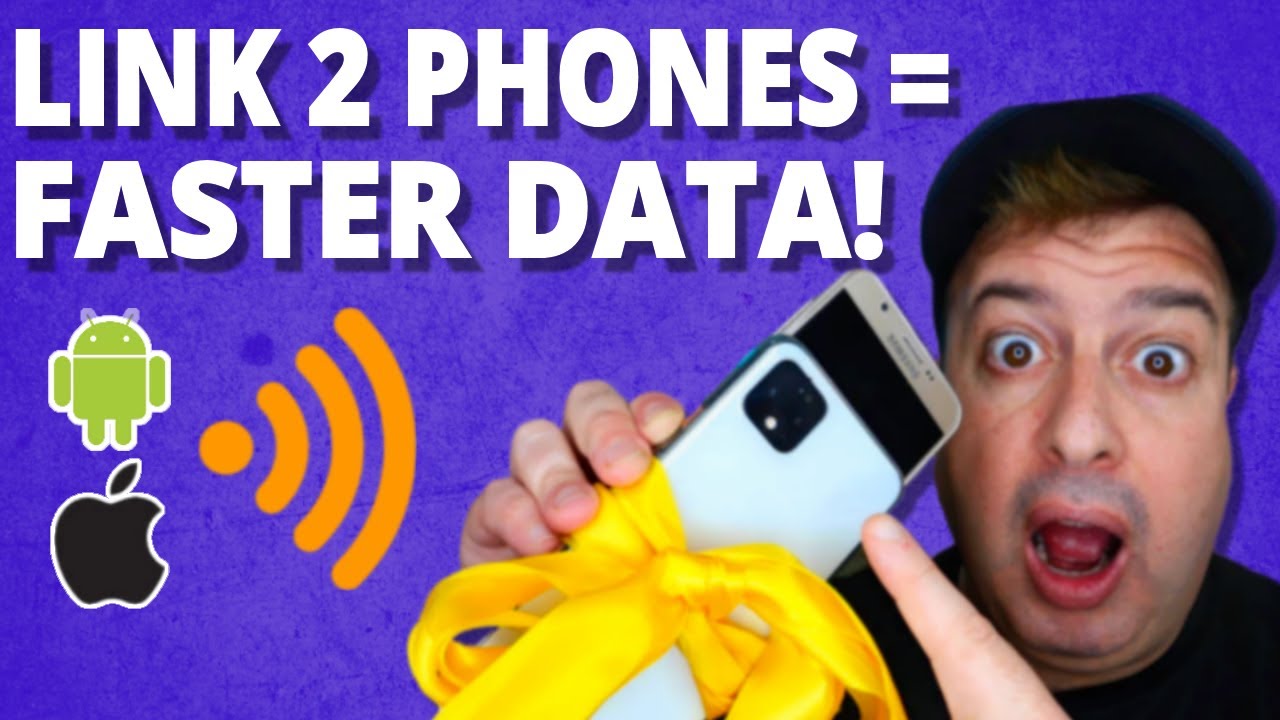 How to get faster internet on your phone by connecting TWO phones ...
