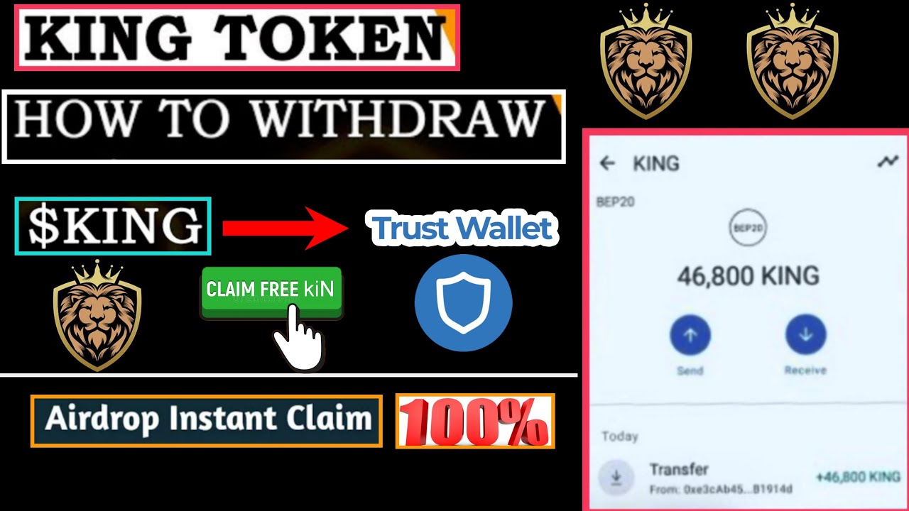 king token withdrawal | king token withdrawal kaise kare | king life ...