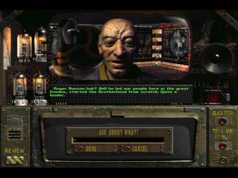 Fallout 1: John Maxson Speech - YouTube