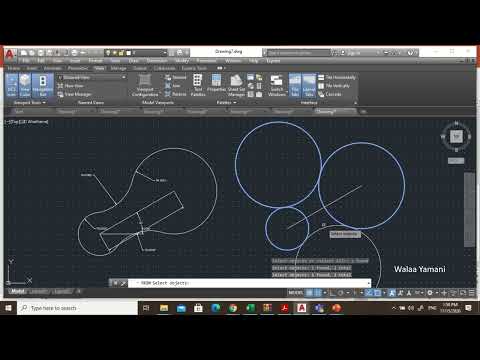 Lecture 6: Example drawing tan tan radius - YouTube