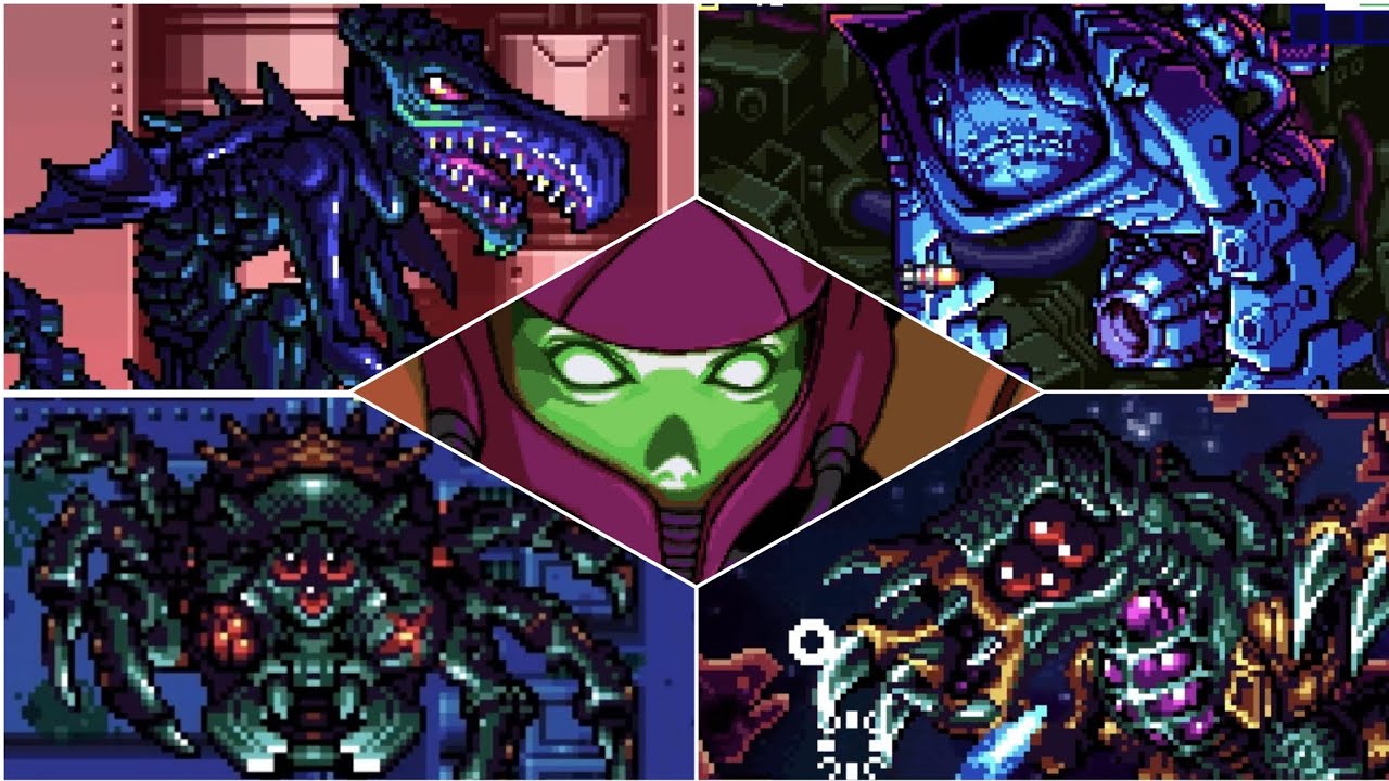 Metroid Fusion (NSO) - All Bosses - YouTube