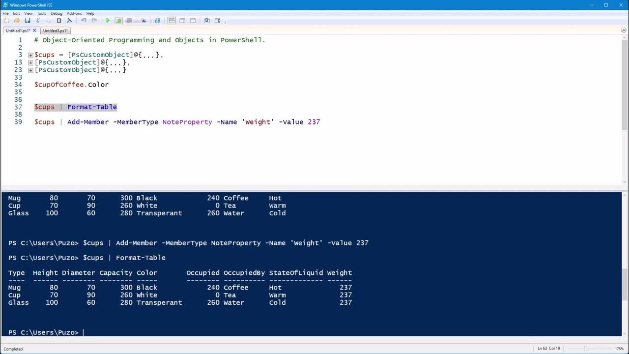 Powershell Oop And Pscustomobject Youtube