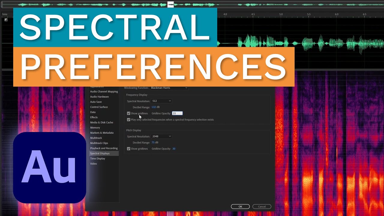 My favourite tool in Adobe Audition - Spectral Displays - YouTube