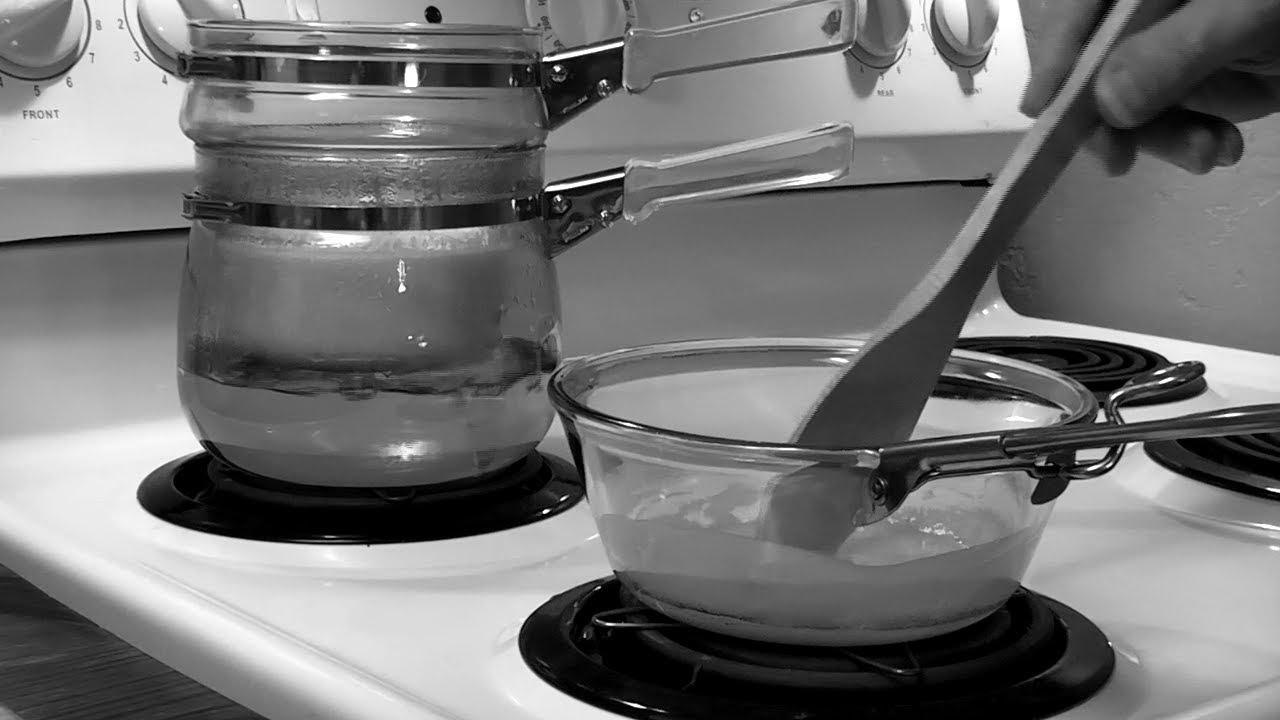 Cooking Terms 1949 | Pyrex Flameware Saucepan and Double Boiler - YouTube
