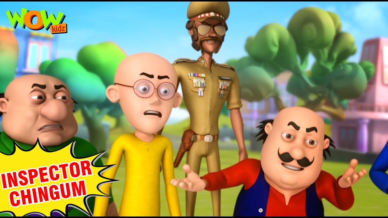Inspector Chingum ने Solve किया Problem | Motu Patlu| Hindi Cartoon ...