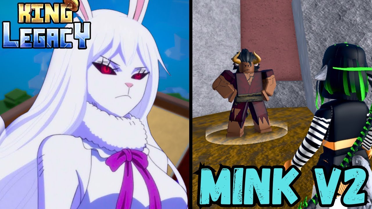 DESPERTEI UMA RAÇA V2 MUITO BOA no KING LEGACY! A MELHOR? (mink) - YouTube