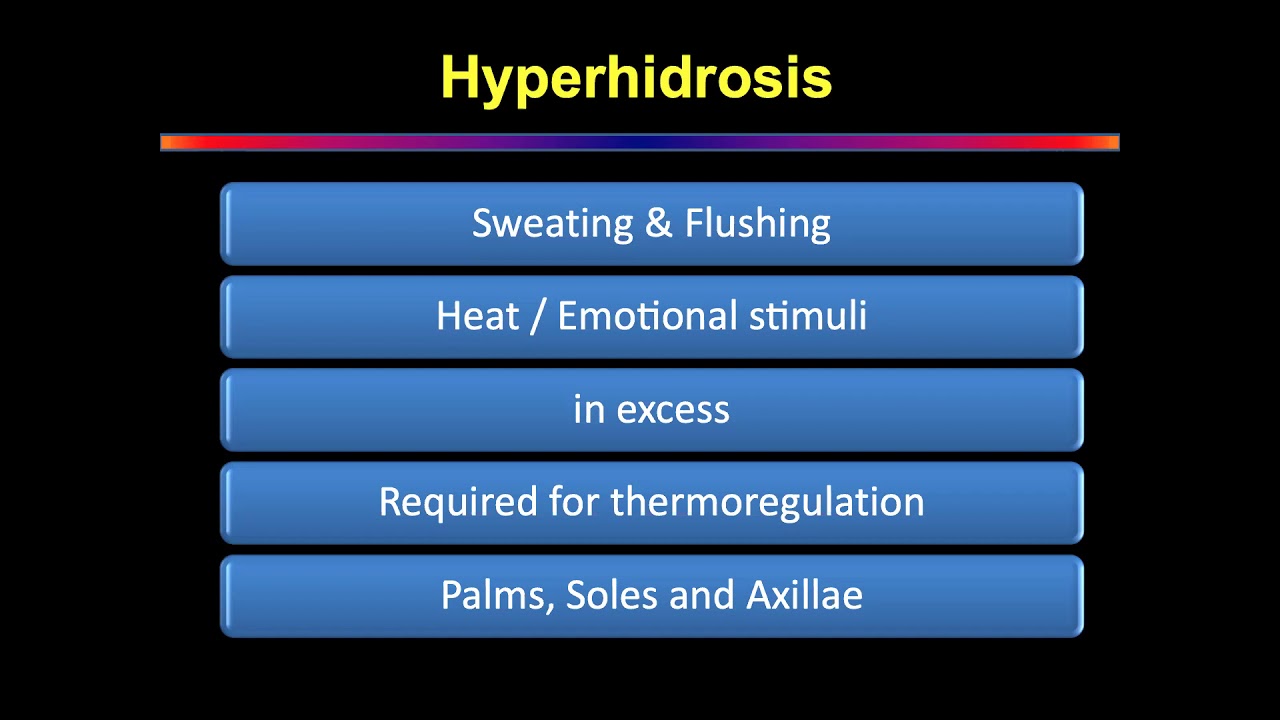 Hyperhydrosis _Case presentation - YouTube