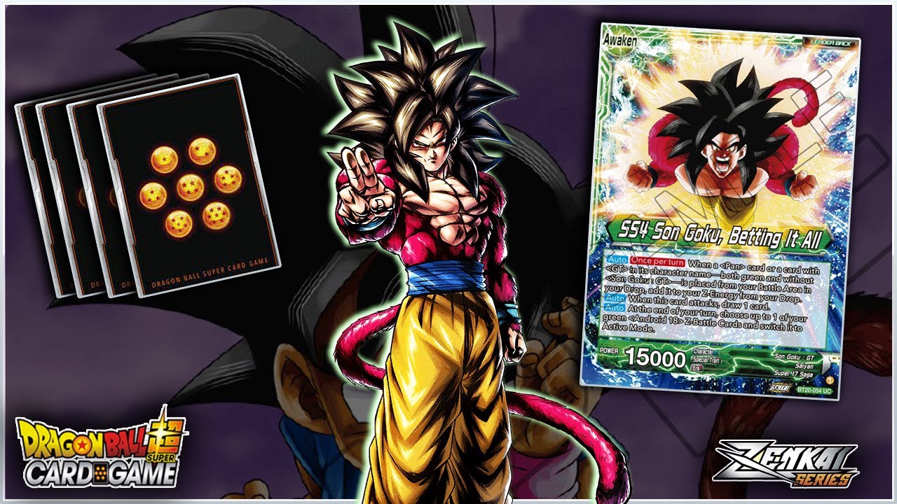 FINALLY, A Generic good Green Saiyan Leader! | Goku GT Deck Building ...