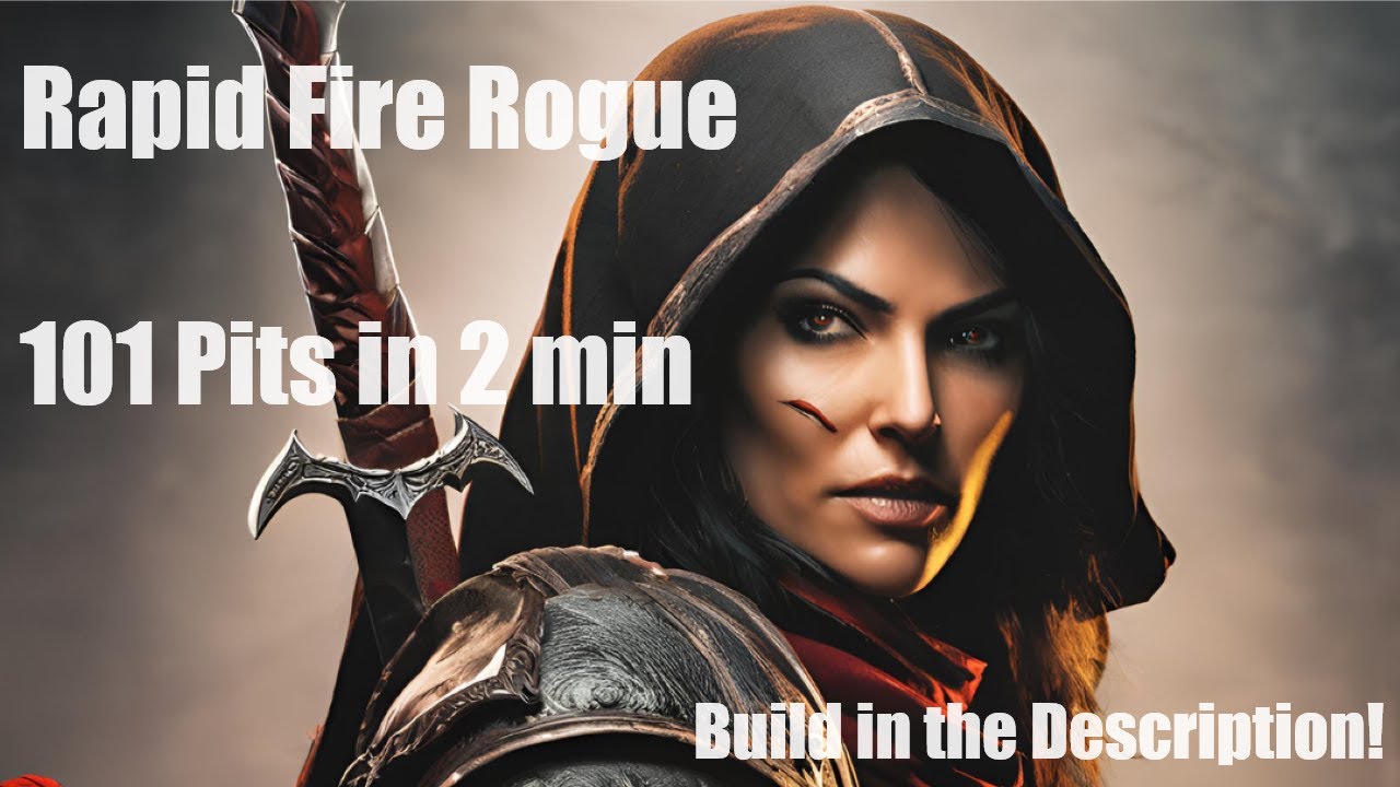 Best Rogue Build 101 PITS in 2m - Rapid Fire Rogue | Diablo 4 Season 5 ...