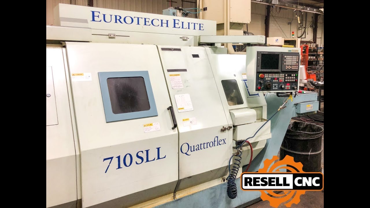 2000 Eurotech 710SLL CNC Turning Center with Twin Turrets, Sub-Spindle ...
