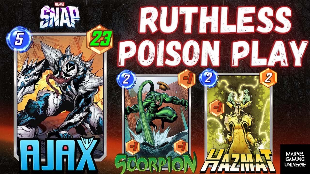 Poison the Playing Field: Unleash Toxic Power in Marvel Snap ☠️🔥 # ...