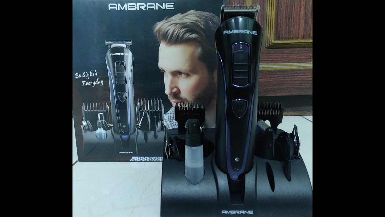 Best Trimmer in 1500 Rs??? AMBRANE Crusier Trimmer + Grooming Kit - YouTube