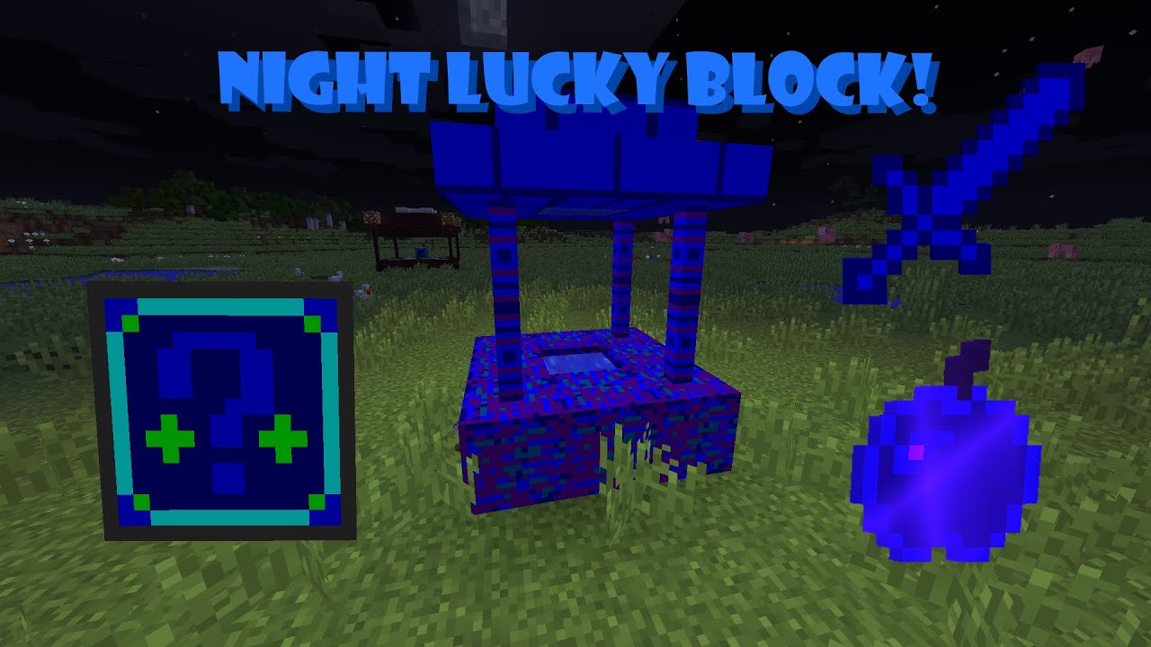 Night Armor! - Night Lucky Block Mod Showcase - YouTube