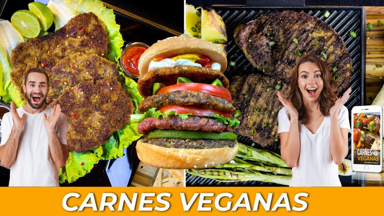 🧆 Cocinar CARNES VEGANAS Comida Vegana recetas Curso Online - YouTube