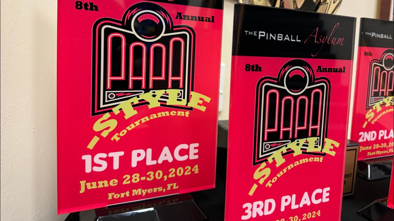 Live from The Asylum: 8th annual PAPA pinball tournament! Qualifying ...