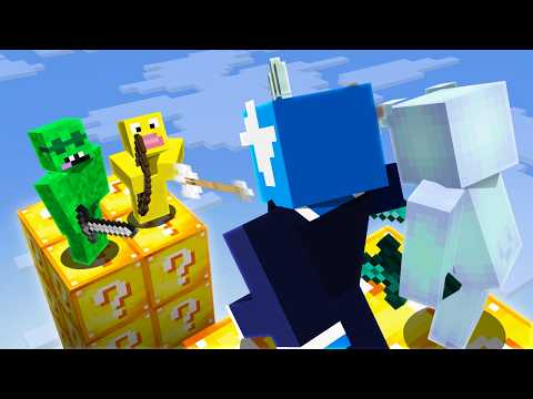 We Tried 2v2 Lucky Block Towers...