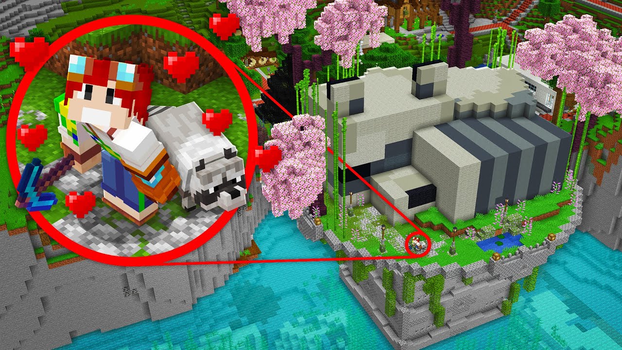 FIZ UMA BASE COLOSSAL PRO MEU PET NO MINECRAFT - Pandora - YouTube