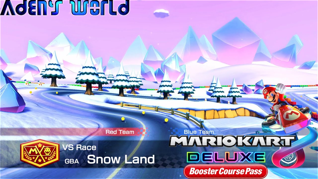 S16 E2 Snow Land! Mario Kart 8 Deluxe - Booster Course Pass DLC! - YouTube