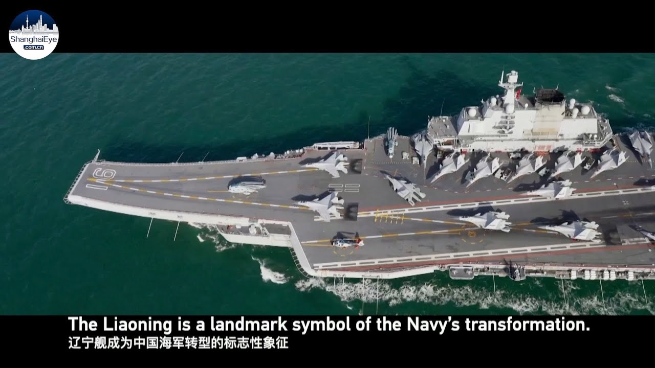 Unseen footage of China's 1st aircraft carrier Liaoning training - PLA ...