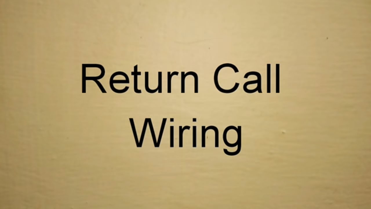 return call wiring//door wiring//visiting wiring - YouTube