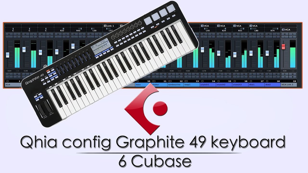Config Samson Graphite 49 with Cubase 8 - 9 - YouTube