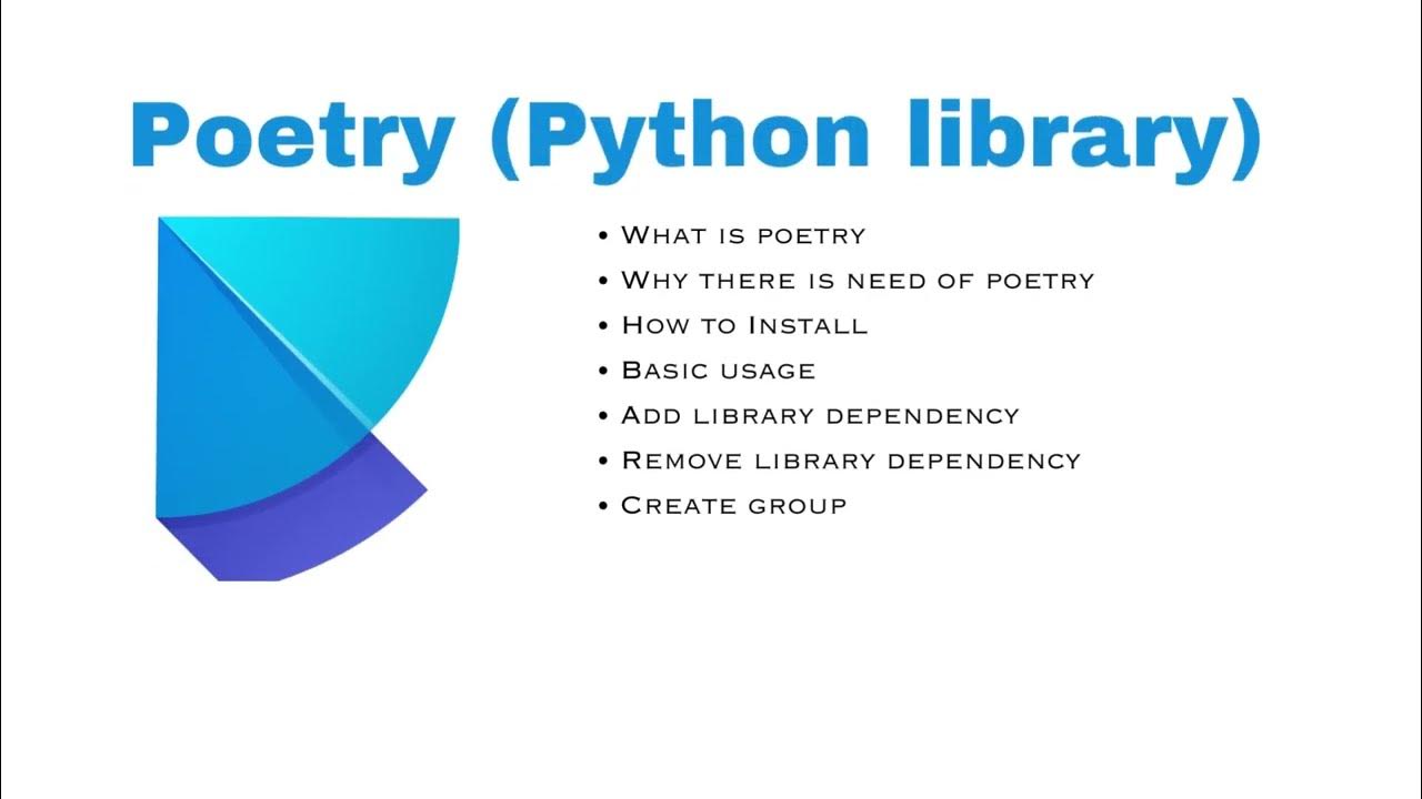 Python Poetry Library ⚒️: Streamlining Dependency Management for Seamless Development 🤹‍♂️ - YouTube