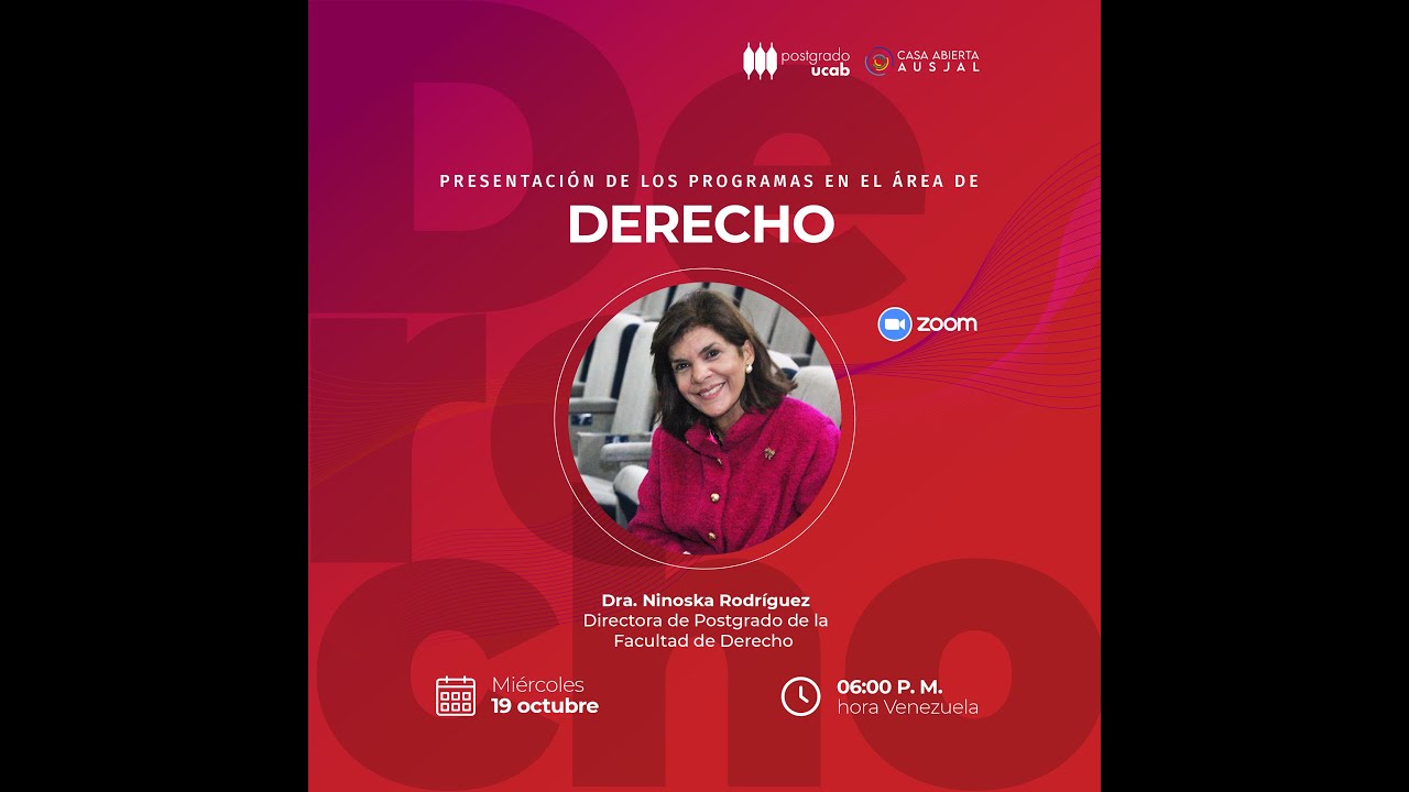 Dra. Ninoska Rodríguez - Presentación de los Programas de Postgrado en ...