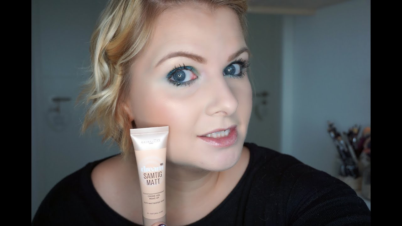 Maybelline Dream Samtig Matt Foundation ♡ First Impression Review - YouTube