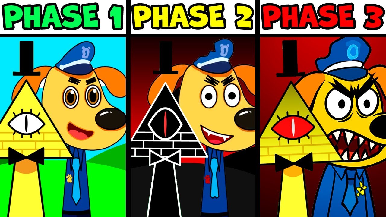 All Phases in New Incredibox Sprunki OC of Sheriff Labrador and Bill ...