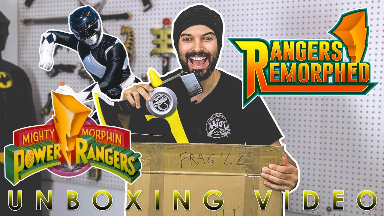 MIGHTY MORPHIN' POWER RANGER POWER AXE RANGERSREMORPHED UNBOXING VIDEO ...