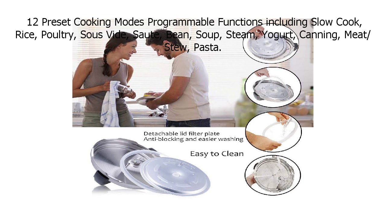 Special Discount on Geek Chef 6 Qt Multiuse Electric Pressure Cooker ...