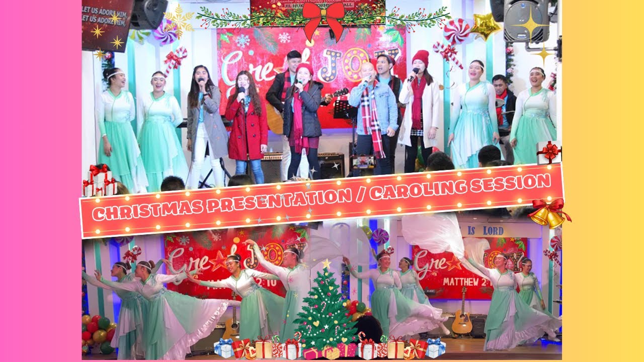 CHRISTMAS PRESENTATION & CAROLING SESSION - YouTube