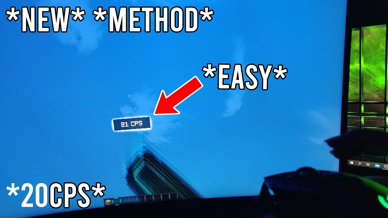 *New Clicking Method* *easy* *20cps* - YouTube