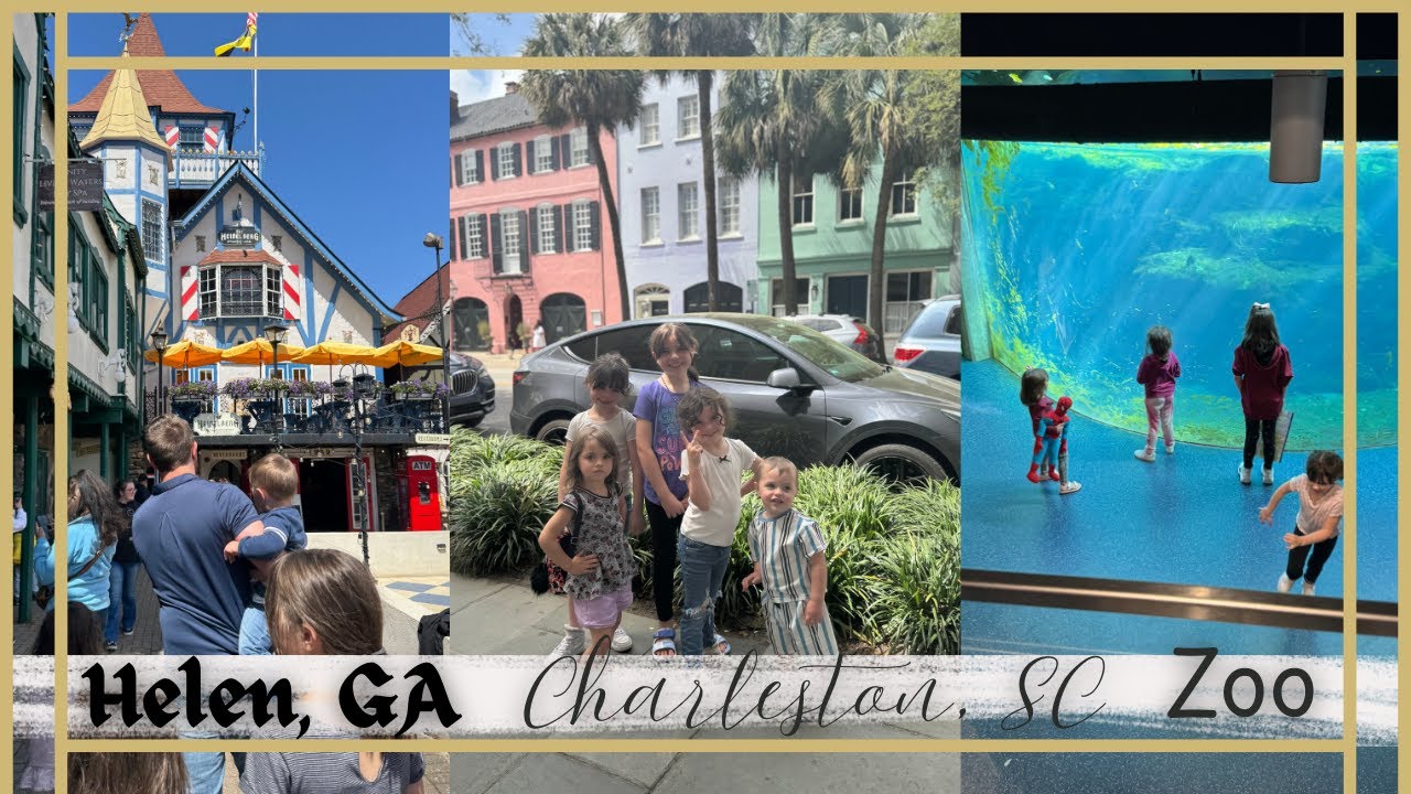ZOO TRIP, CHARLESTON, SC, AND HELEN, GA 2025 || The Robinson Home - YouTube
