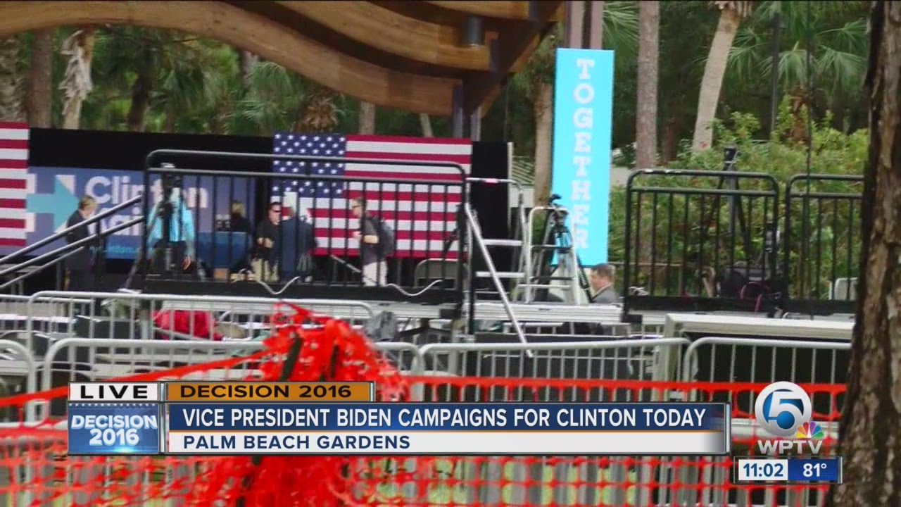 Vice President Joe Biden speaking in Palm Beach Gardens - YouTube