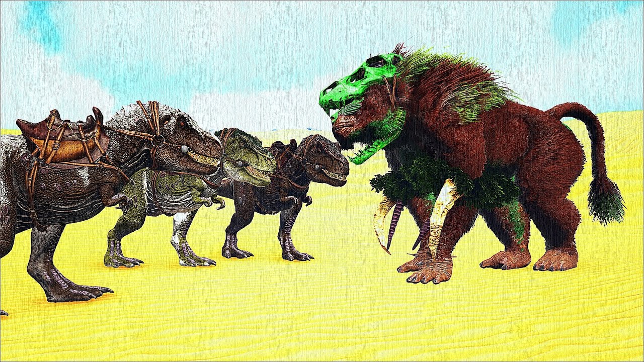 Ark türkçe Dinopithecus King(BOSS) Kesimi | ARK Survival Evolved Lost ...