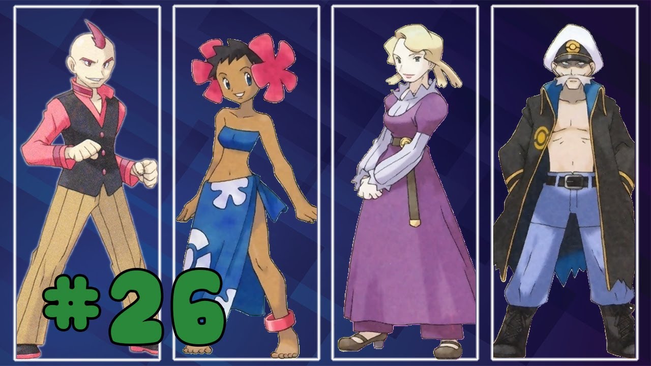 Pokemon Emerald 26 - Tứ Thiên Vương Hoenn (Elite Fours) - YouTube