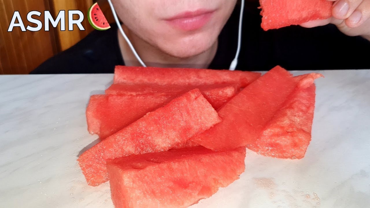 ASMR Juicy Watermelon 🍉 (Extremely Crunchy Eating Sounds) *NO TALKING ...