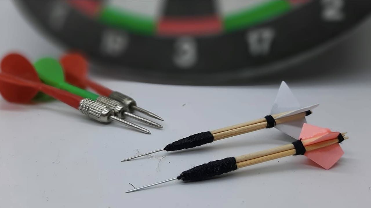 homemade darts - YouTube