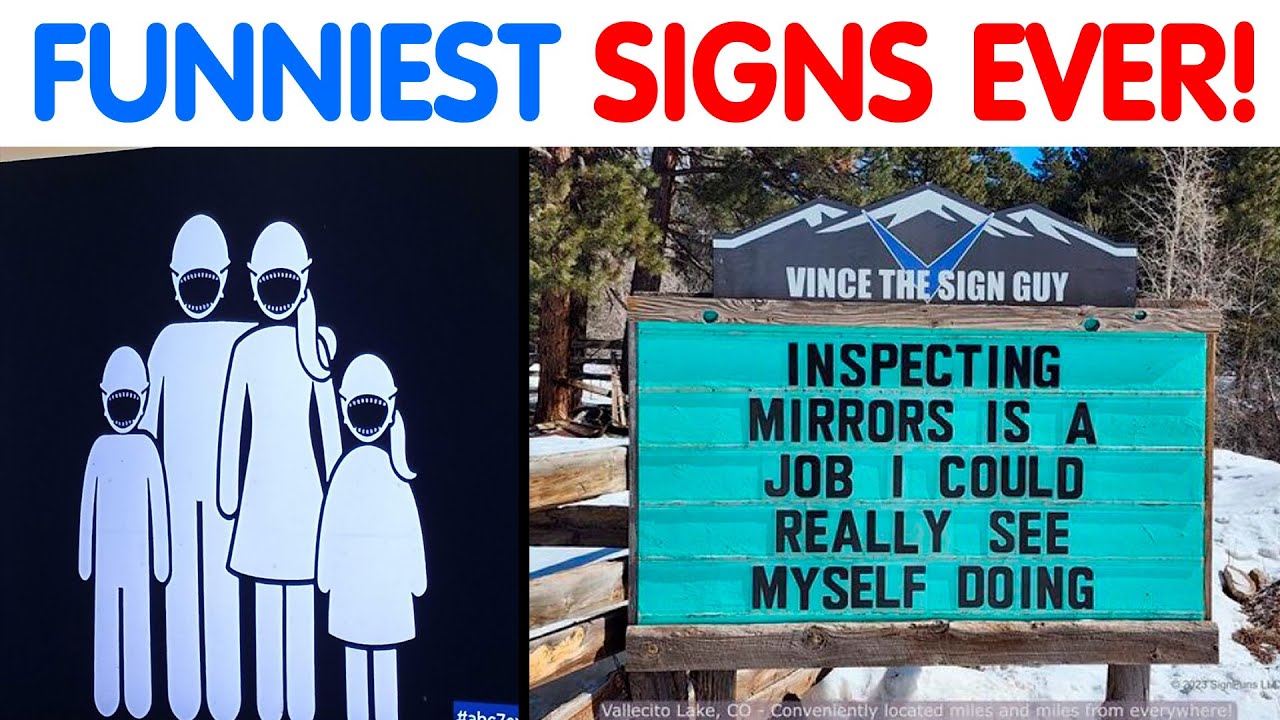 🤣FUNNIEST & DUMBEST🤪 Signs That People😄 Have Ever Seen...😱 - YouTube