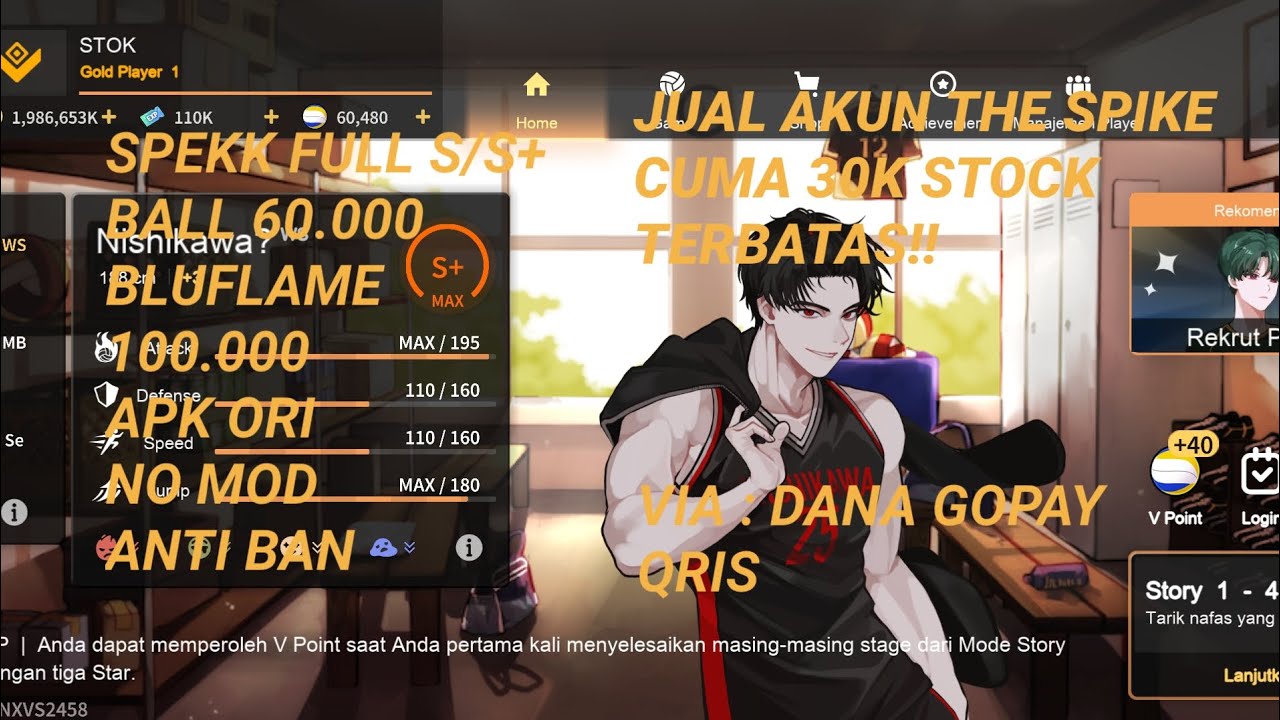 Jual Akun The Spike Cross Cuma 30k Buruan Stock Terbatas!! - YouTube