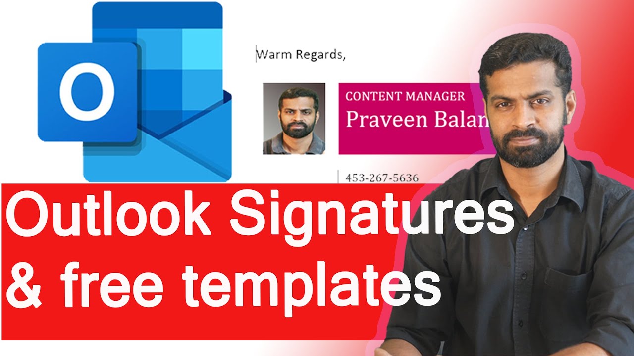 Outlook Signatures, how to create use multiple signatures, Professional ...